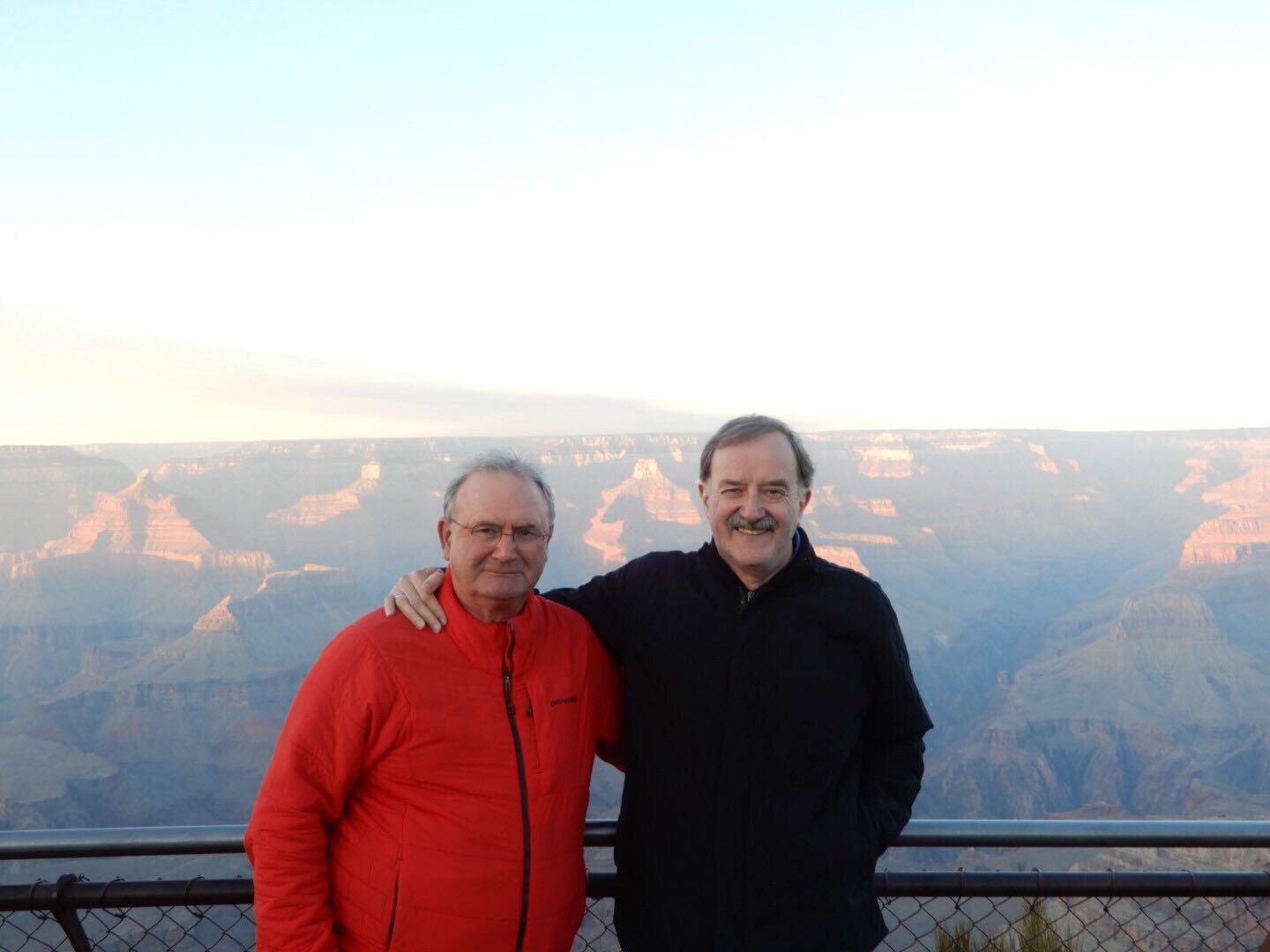 Outside it’s America – Ian and Garret